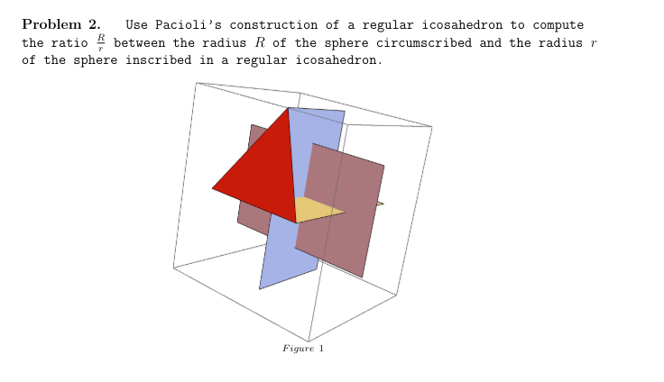 Solved Problem 2. ﻿Use Pacioli's construction of a regular | Chegg.com