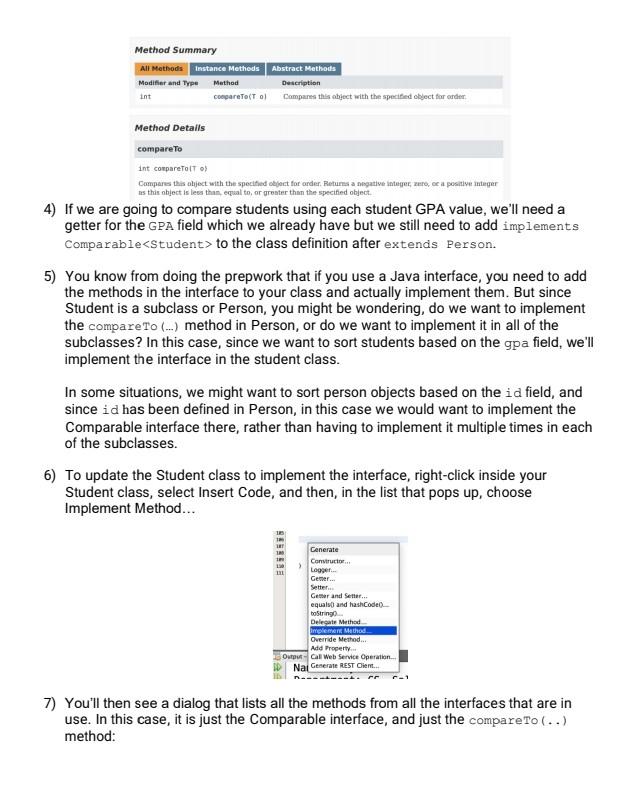 Solved ITSC 1213 - Abstraction and Interfaces Introduction | Chegg.com