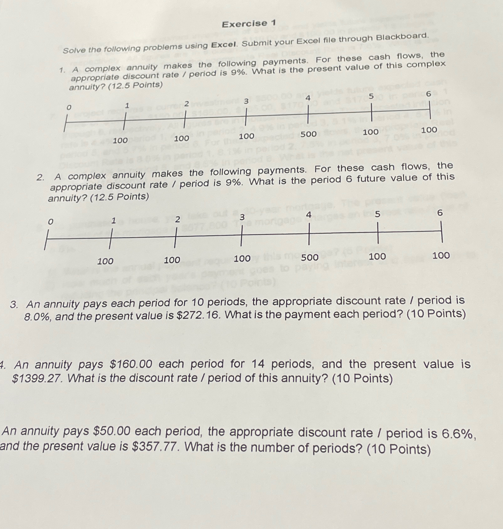 Solved Exercise 1\\nSolve the following problems using | Chegg.com