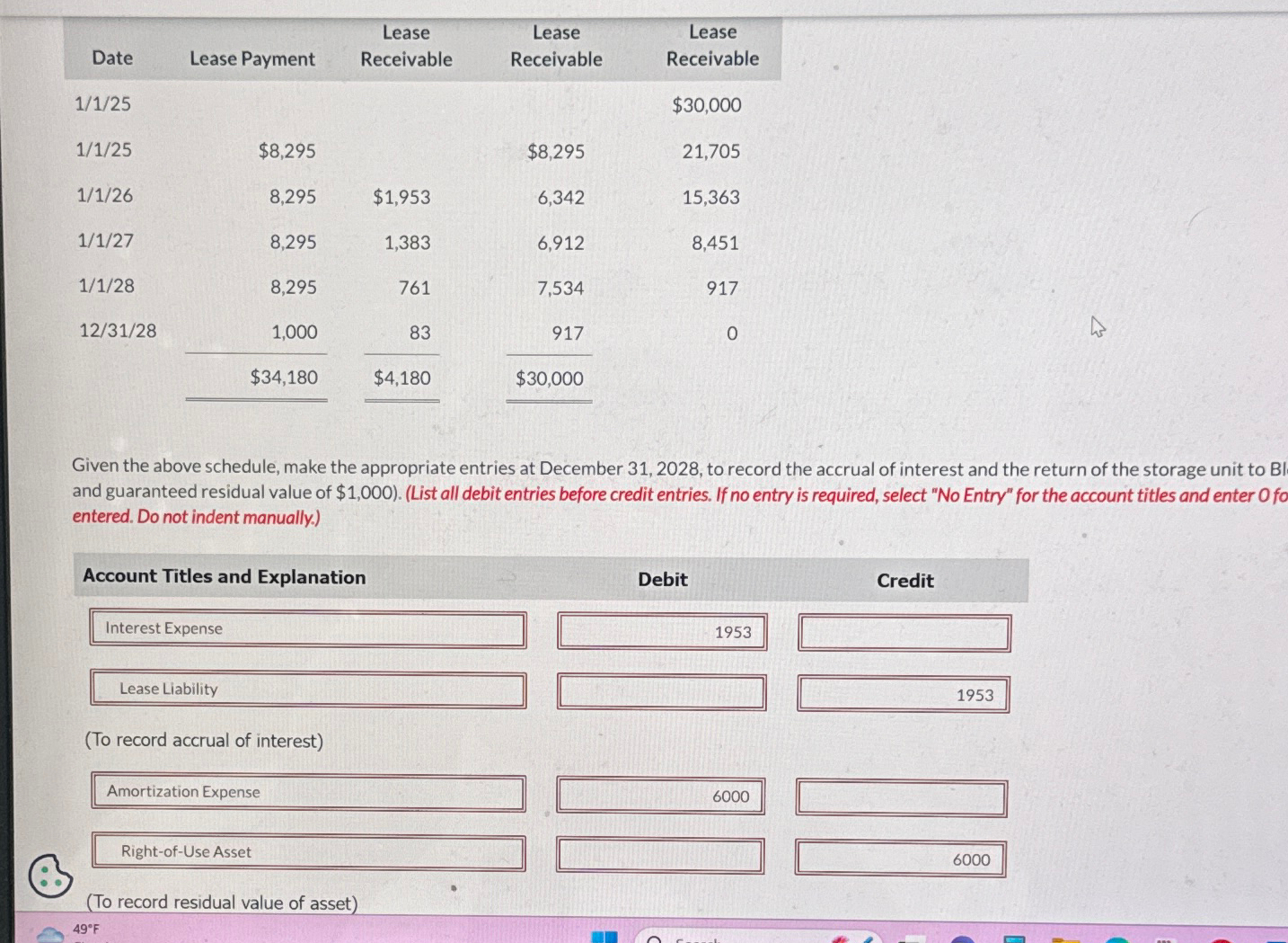 Solved Blossom company specialize in leasing large storage | Chegg.com