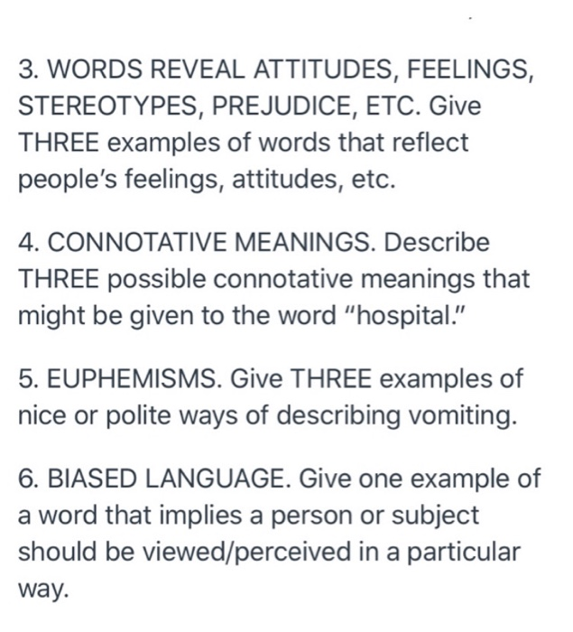 Solved 3 WORDS REVEAL ATTITUDES FEELINGS STEREOTYPES solved-3-words-reveal-attitudes-feelings-stereotypes