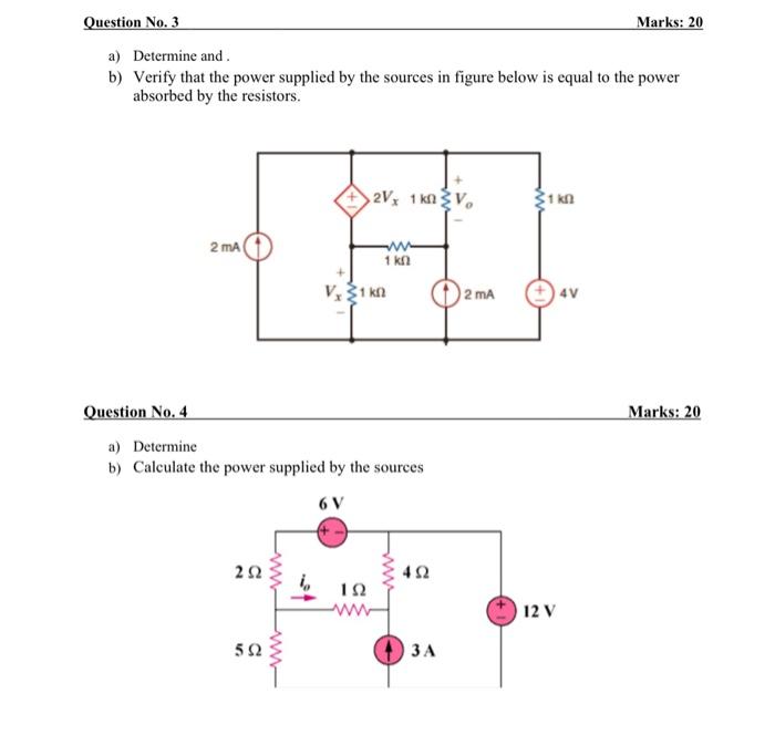 Instructions: - Label all circuits properly for your | Chegg.com