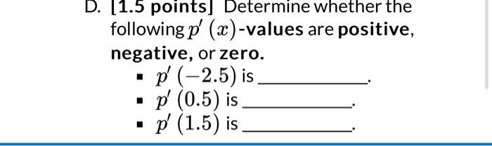 Solved 2. Let the function p(x) be graphically defined as by | Chegg.com