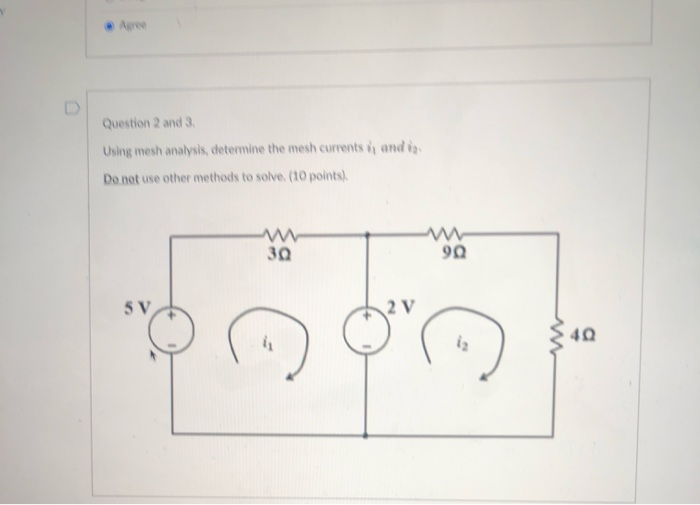 Solved Question 2 And 3 Using Mesh Analysis Determine The 6135