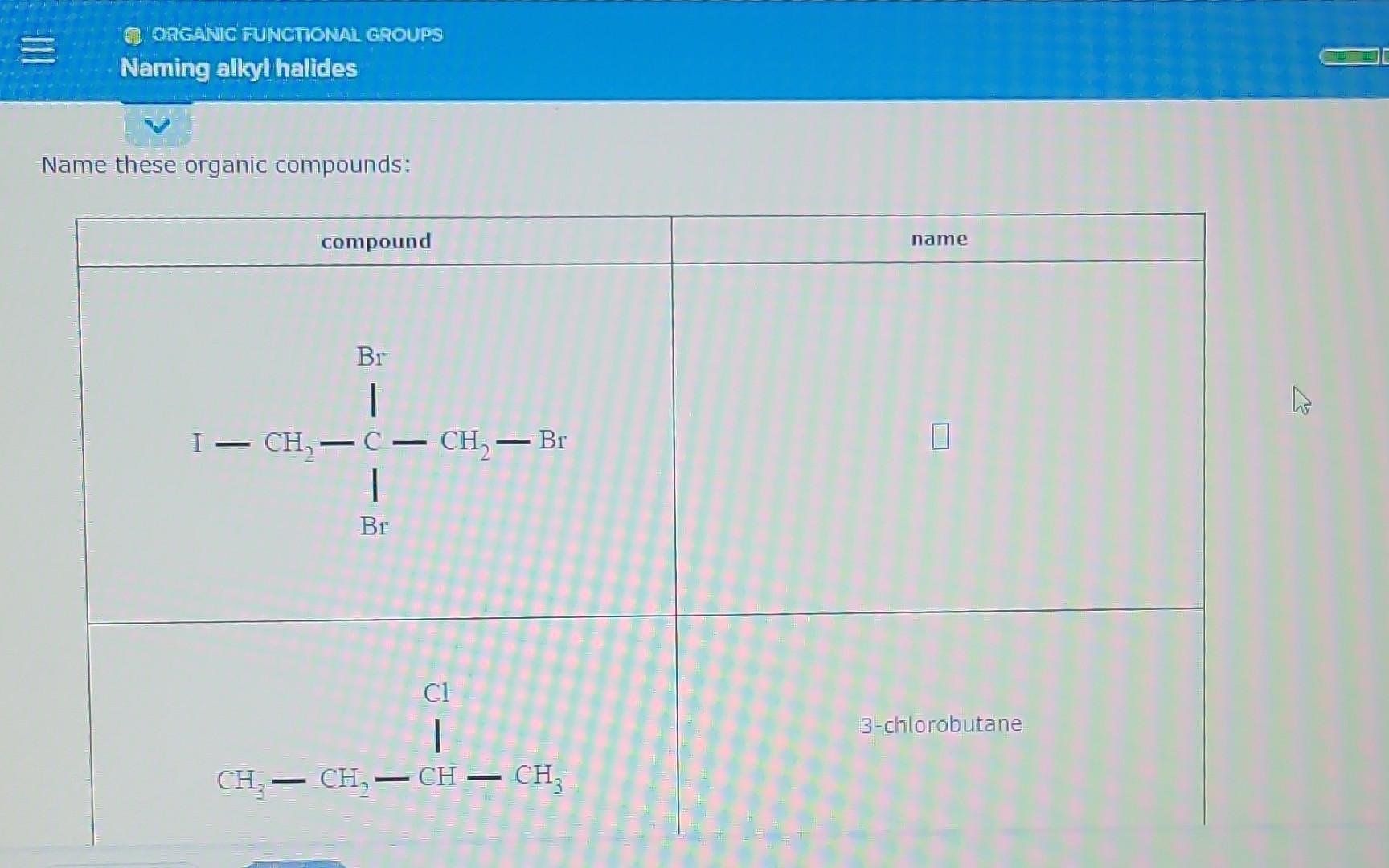 Solved Name these organic compounds:x5 | Chegg.com