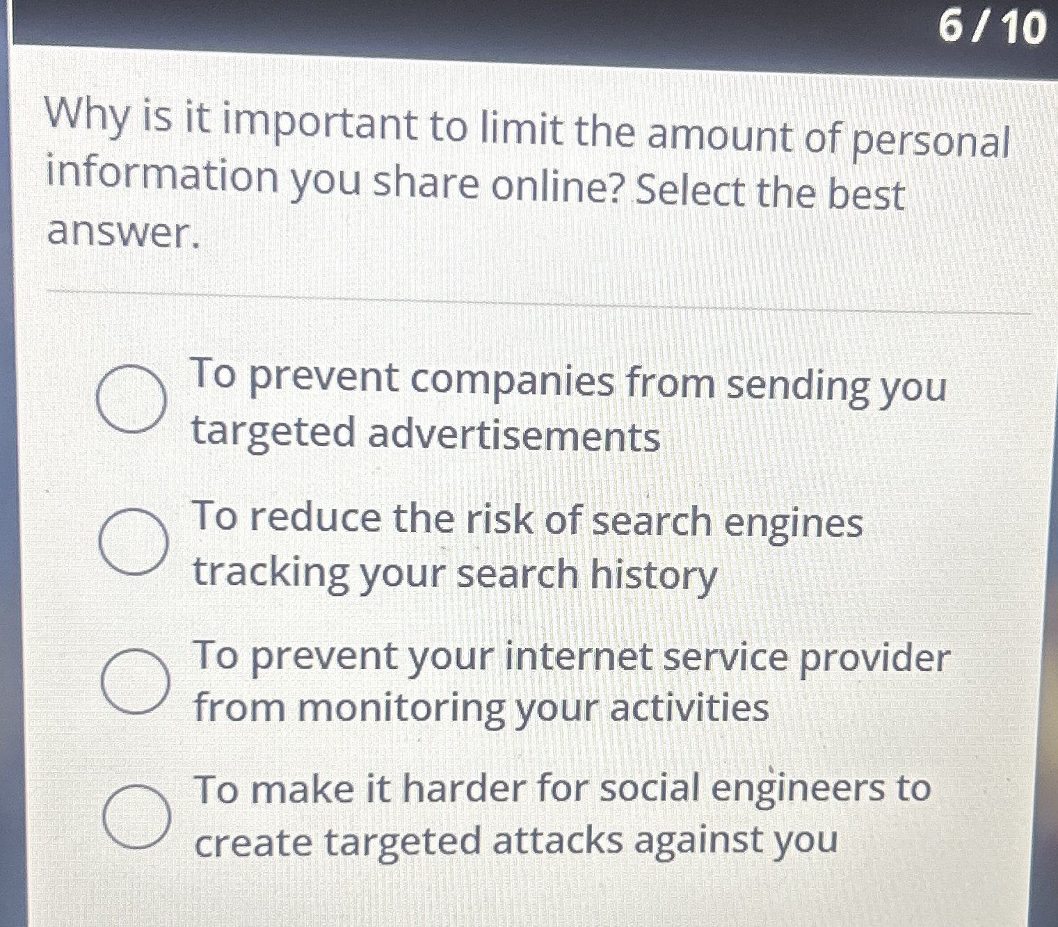 610Why is it important to limit the amount of | Chegg.com