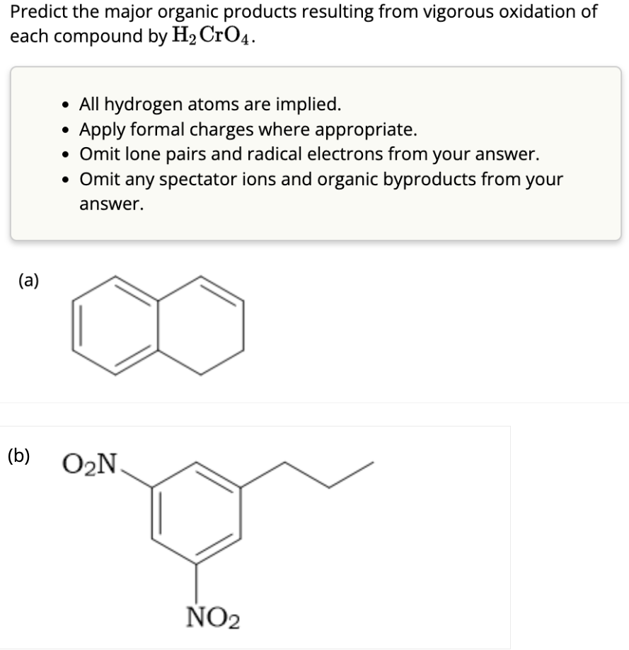 Solved Predict the major organic products resulting from | Chegg.com