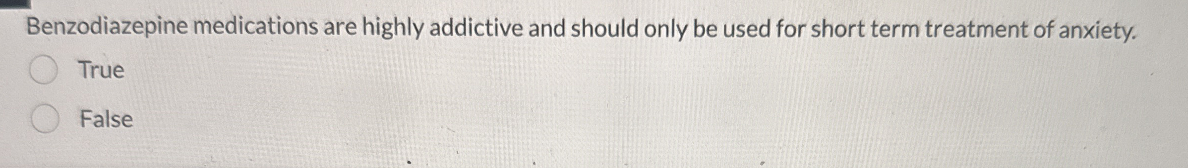 Solved Benzodiazepine medications are highly addictive and | Chegg.com