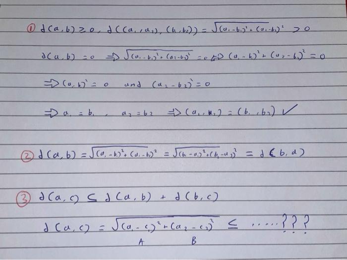 Solved metric space ،Functional analysis I want to complete | Chegg.com