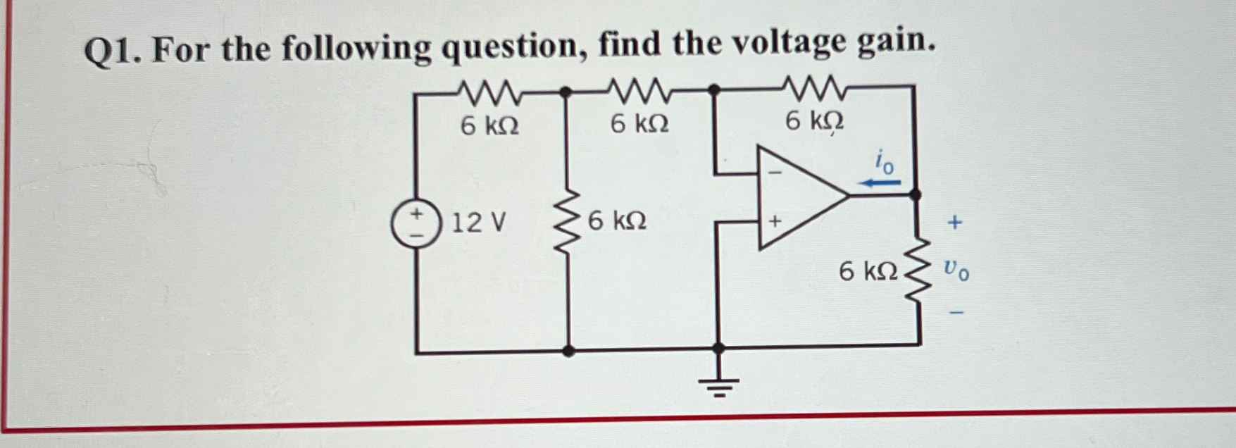 Solved Q1. ﻿For the following question, find the voltage | Chegg.com