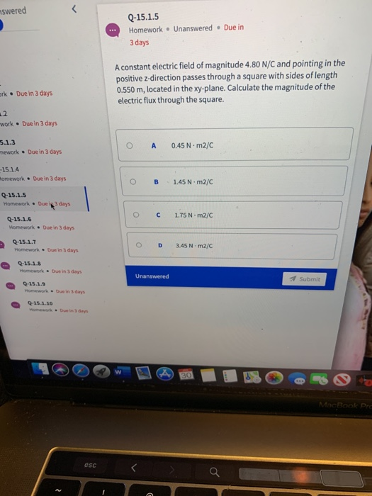 Solved mswered Q-15.1.5 Homework. Unanswered. Due in 3 days | Chegg.com