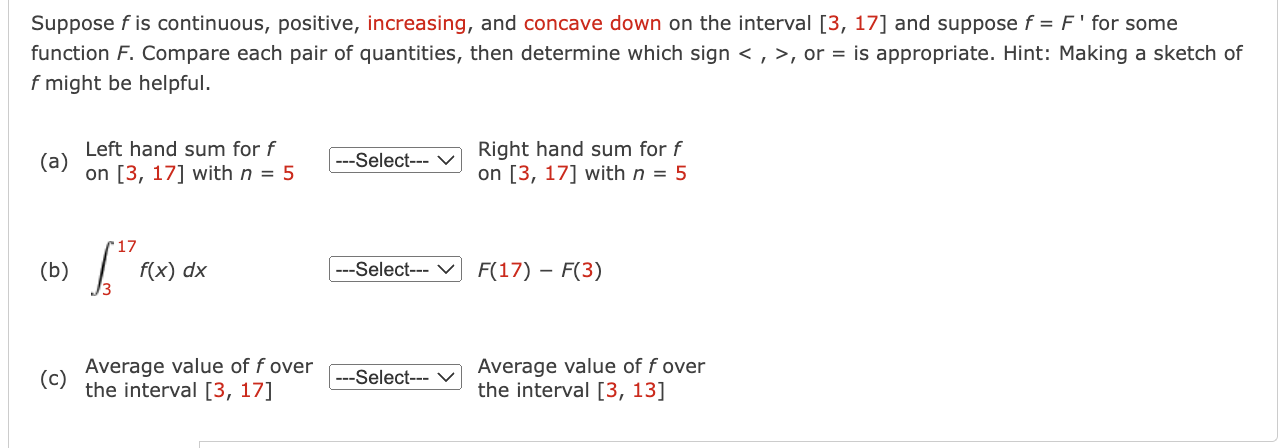 Solved Suppose f ﻿is continuous, positive, increasing, and | Chegg.com