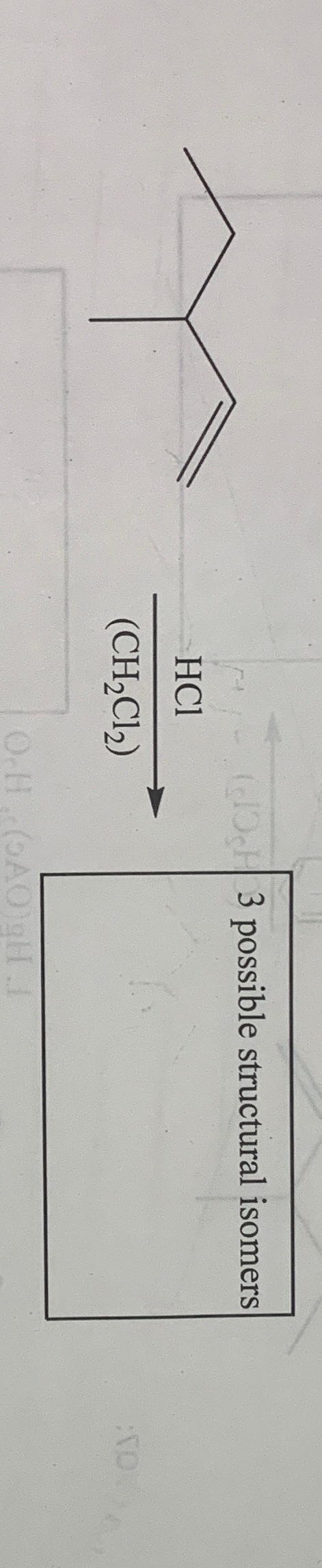 Solved Draw the 3 ﻿possible structural isomer products, | Chegg.com