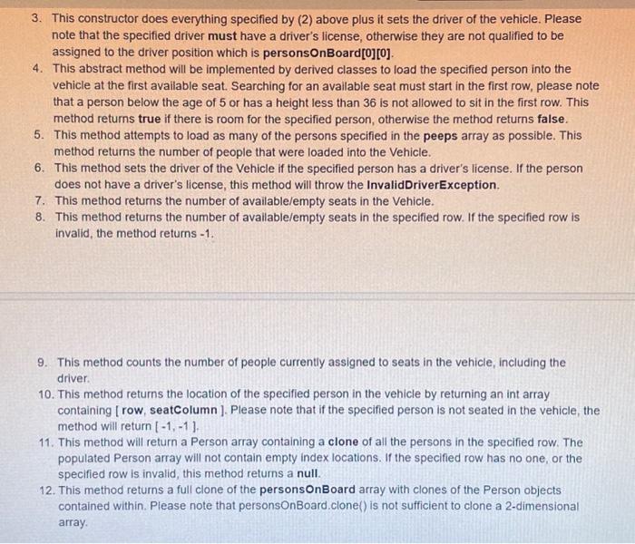 Solved class Person - name: String - hasDriverLicense: | Chegg.com