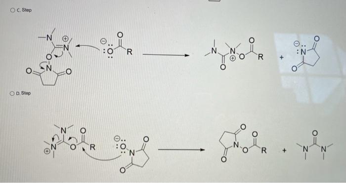 Solved Consider the activation of the carboxylic acid with | Chegg.com