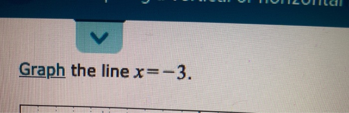 Solved = Graphing a vertical or horizontal line v Graph the | Chegg.com