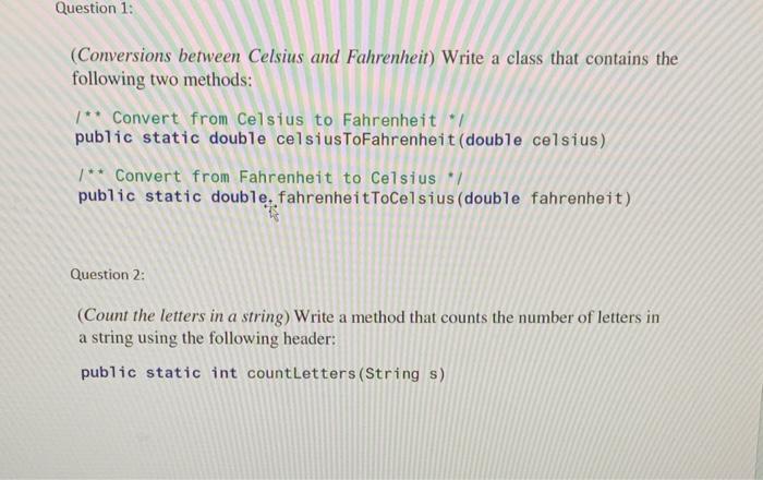 Solved (Conversions between Celsius and Fahrenheit) Write a | Chegg.com
