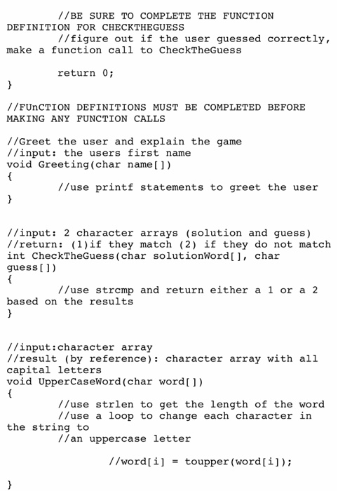 //Name, date, and brief description #define | Chegg.com