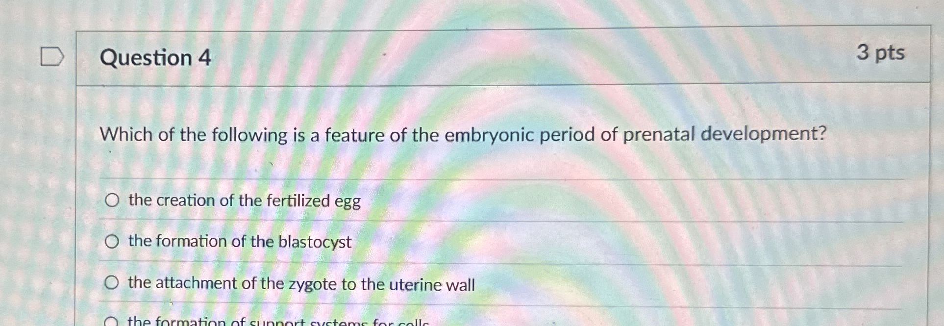 Solved Question 43 ﻿ptsWhich of the following is a feature | Chegg.com