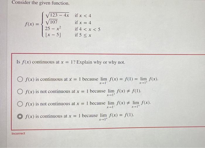 Solved Determine the interval where the function is | Chegg.com