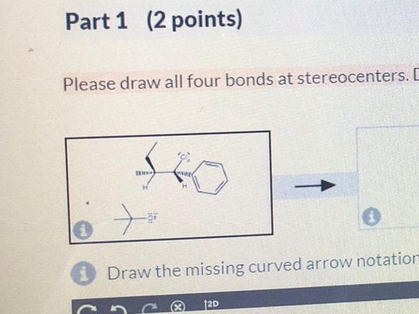 Solved In Part 1. draw the mechanism arrows for the | Chegg.com