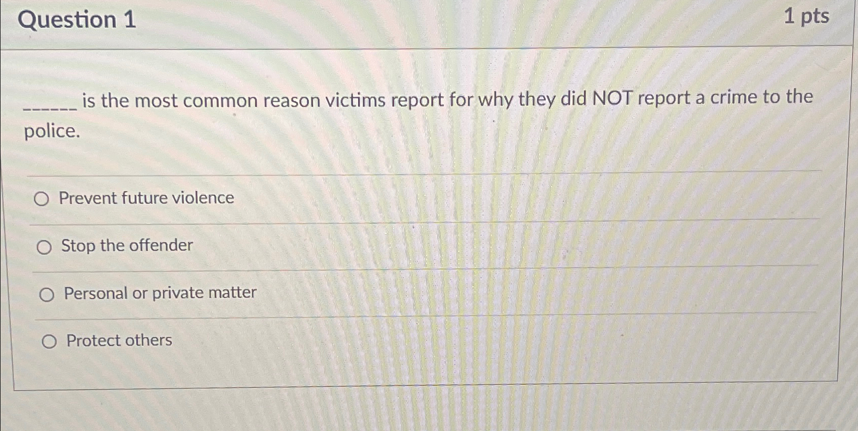 Solved Question 11 ﻿ptsis the most common reason victims | Chegg.com
