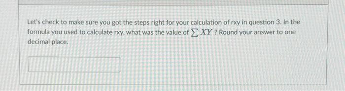 Solved Let's check to make sure you got the steps right for | Chegg.com
