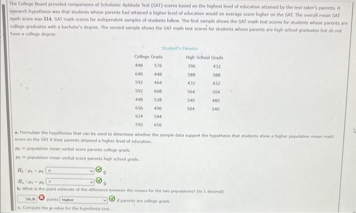t: BuSI 2305−10.2 Practice Problems Exercise 10.09 | Chegg.com