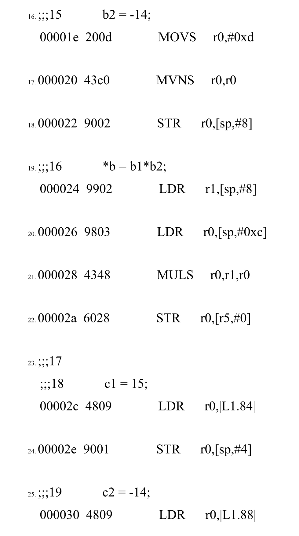 Solved Explain what each assembly instruction does and | Chegg.com