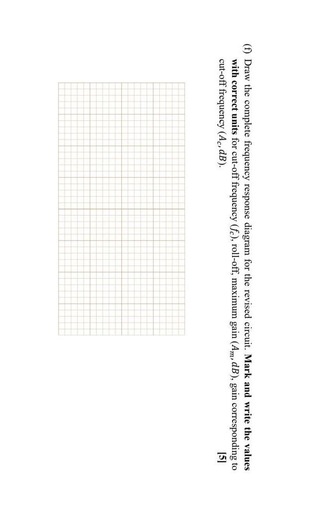 Solved (c) After implementing the circuit, he found that he | Chegg.com