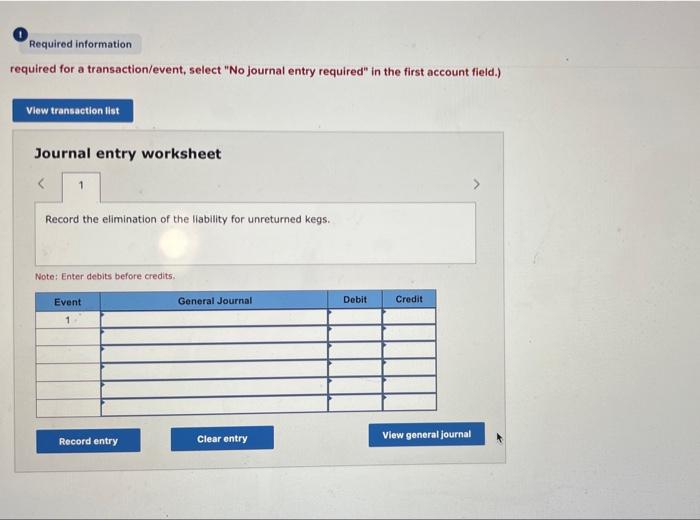 Solved Required information Exercise 7-11 (Algo) Unearned | Chegg.com