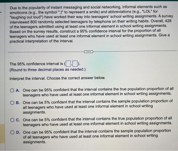 Solved Due to the popularity of instant messaging and social | Chegg.com