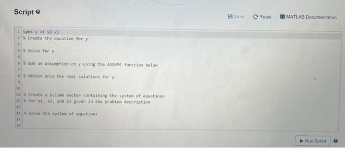 Solved Follow the steps below to create and solve symbolic | Chegg.com