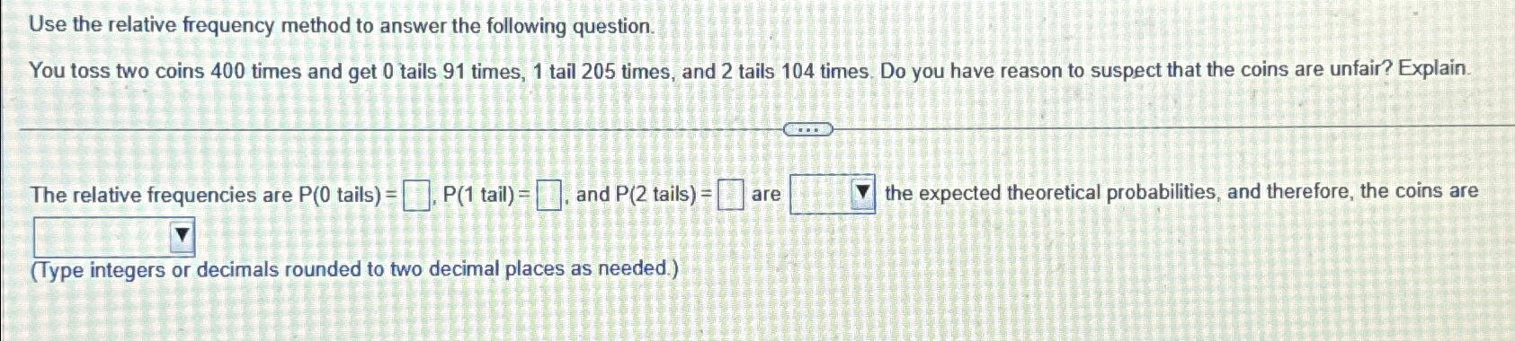 Solved Use the relative frequency method to answer the | Chegg.com