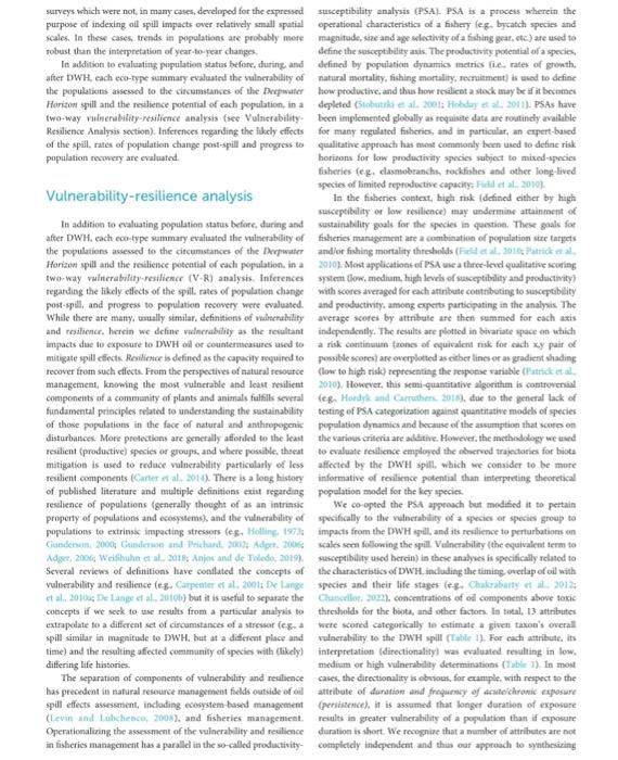Solved The topic is vulnerability-resilience analysis, about | Chegg.com