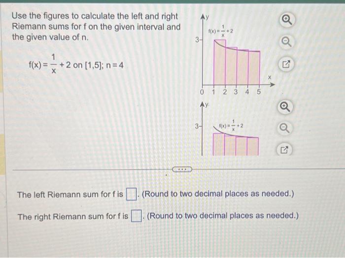 Solved Use the figures to calculate the left and right | Chegg.com