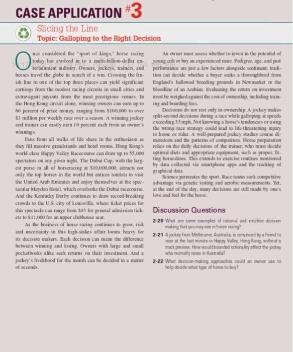 Solved Slicing the Line Topic: Galloping to the Right | Chegg.com