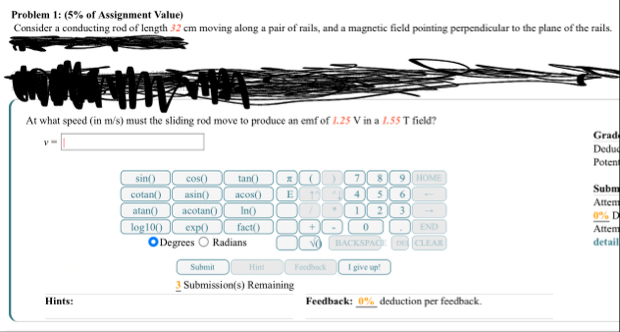 Solved Problem 1: ( 5% ﻿of Assignment Value)Consider a | Chegg.com