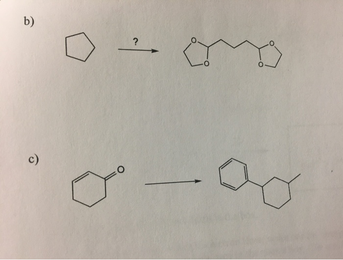 Solved Multi-step synthesis: use any set of reagents learned | Chegg.com