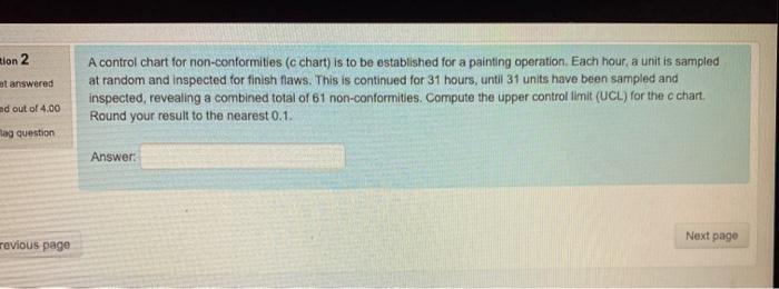 Solved tion 2 at answered A control chart for | Chegg.com