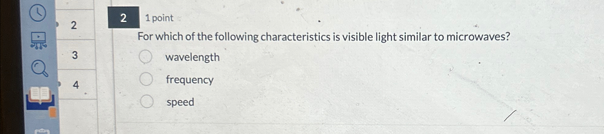 Solved 221 ﻿pointFor which of the following characteristics | Chegg.com