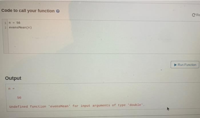 Solved Evens Mean Write a tunction called evens Mean that | Chegg.com