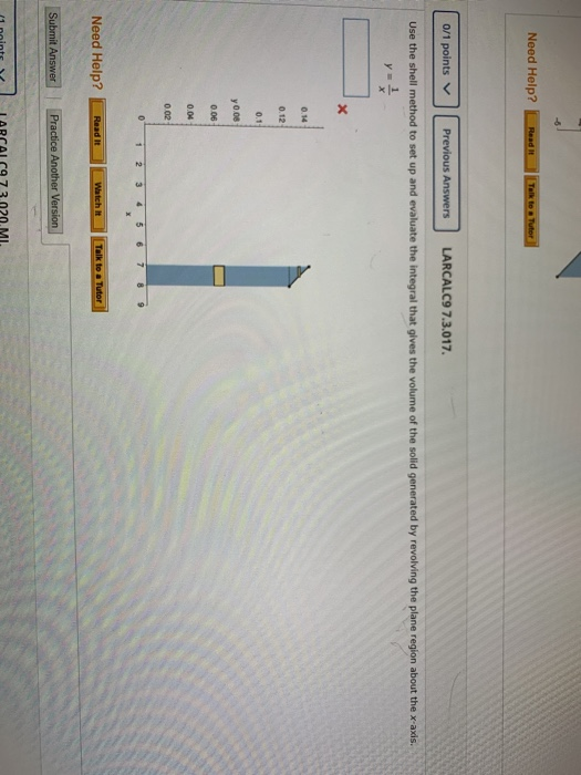 Solved Use the shell method to set up and evaluate the | Chegg.com