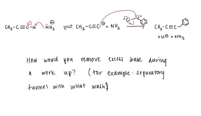 Solved SC CH3-C = C4H2 ANH = CH3-CEC: + NH3 CH3-CEC +40 + | Chegg.com
