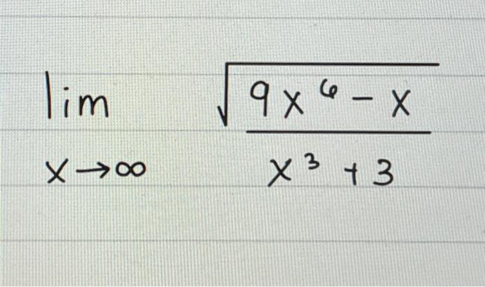 Solved Find the limit, if it exists. (If answer doesnt | Chegg.com