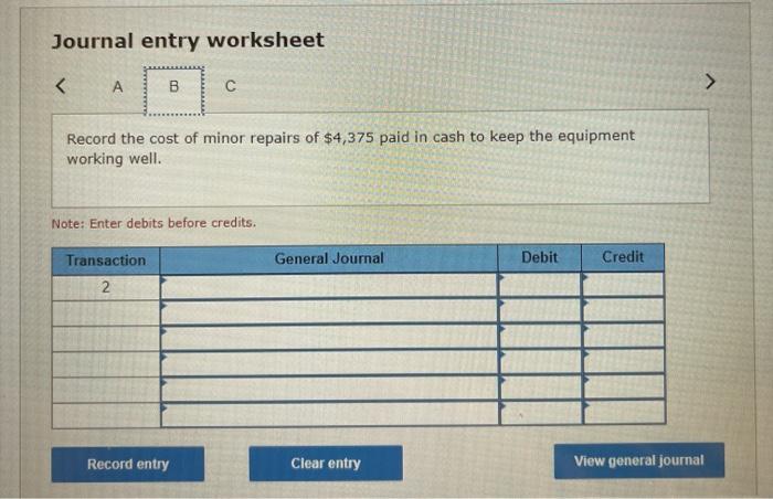 Solved Exercise 8-14 Ordinary repairs, extraordinary | Chegg.com