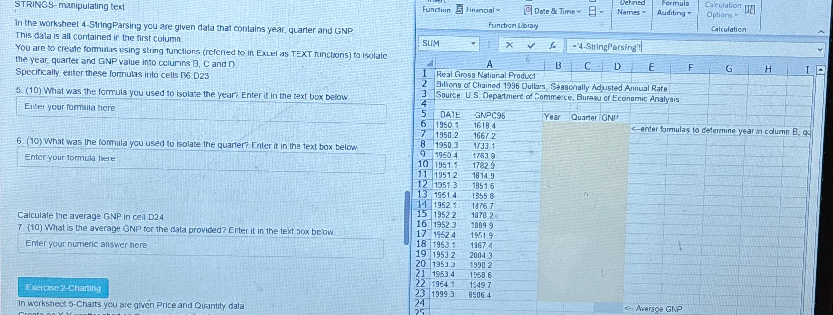 Solved STRINGS- ﻿manipulating textIn the worksheet | Chegg.com