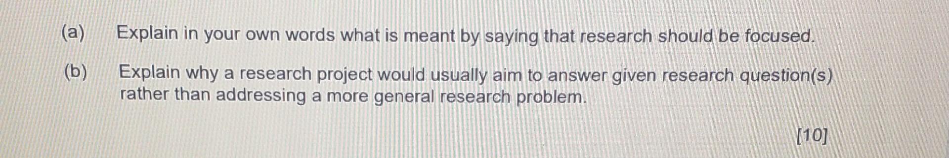 Solved (a) Explain in your own words what is meant by saying | Chegg.com