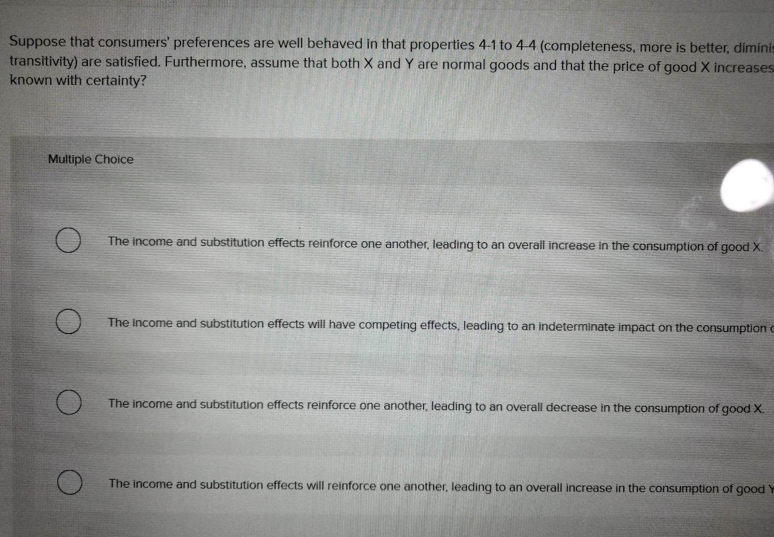 Solved Suppose that consumers' preferences are well behaved | Chegg.com