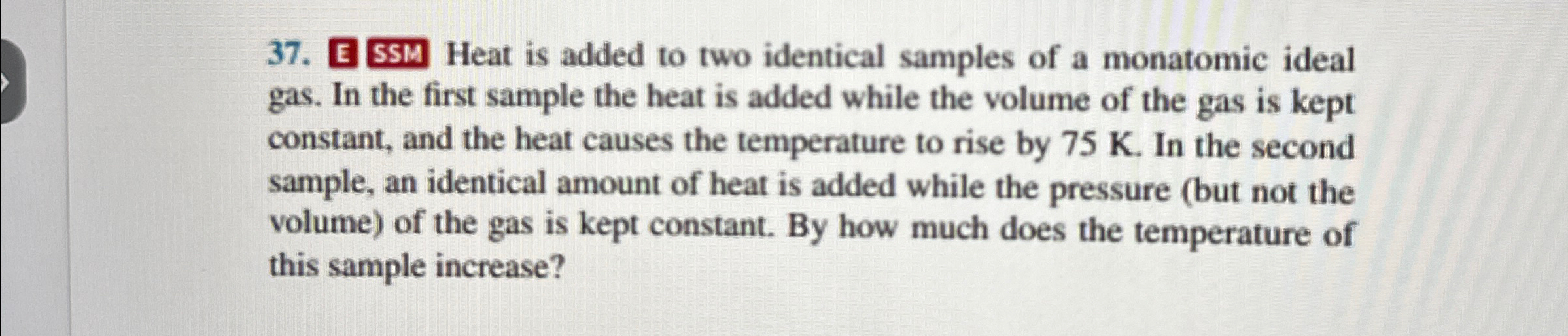 Solved E SSM Heat is added to two identical samples of a | Chegg.com